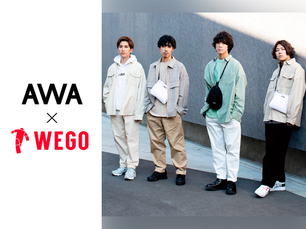 WEGO店舗内のビジュアルに次世代ピアノロックバンド「SHEʼS」が登場！「AWA」×「WEGO」のコラボ企画第11弾 | Emo!miu｜エモミュー