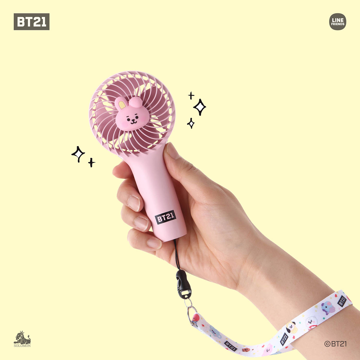 BT21と暑い夏を吹っ飛ばそう★ BT21 ミニ ハンディファンのBABYシリーズ(7種類)新登場 | Emo!miu｜エモミュー