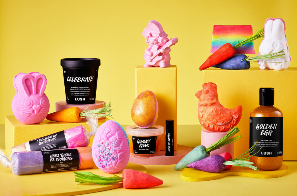 LUSH(ラッシュ)イースターコレクション発売スタート！キュートなウサギやカラフルなニンジン型の入浴料全21アイテムがラインナップ♪ | Emo!miu｜エモミュー