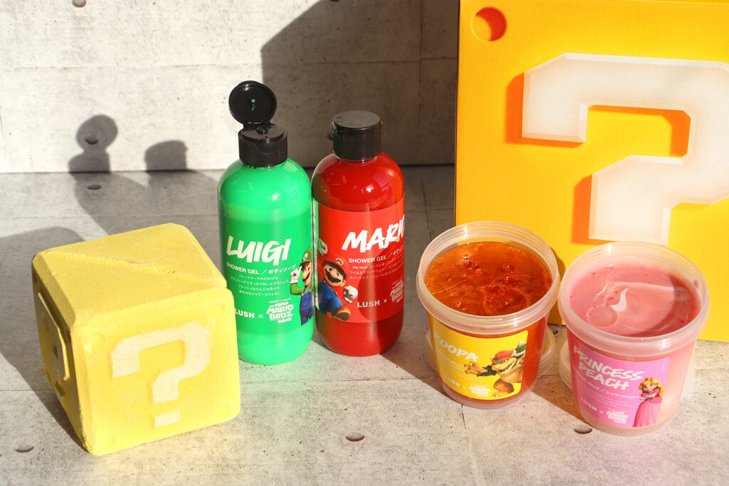 Lush(ラッシュ)×「The Super Mario Bros. Movie(ザ・スーパーマリオブラザーズ・ムービー)」コラボアイテム発売 ...