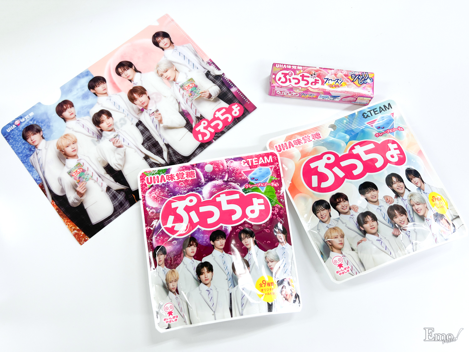 ＜Emoグルメ部＞&TEAM(エンティーム)のオリジナルシール＆クリアファイルも！「ぷっちょ&TEAMグレープ&ソーダ味」発売 | Emo ...