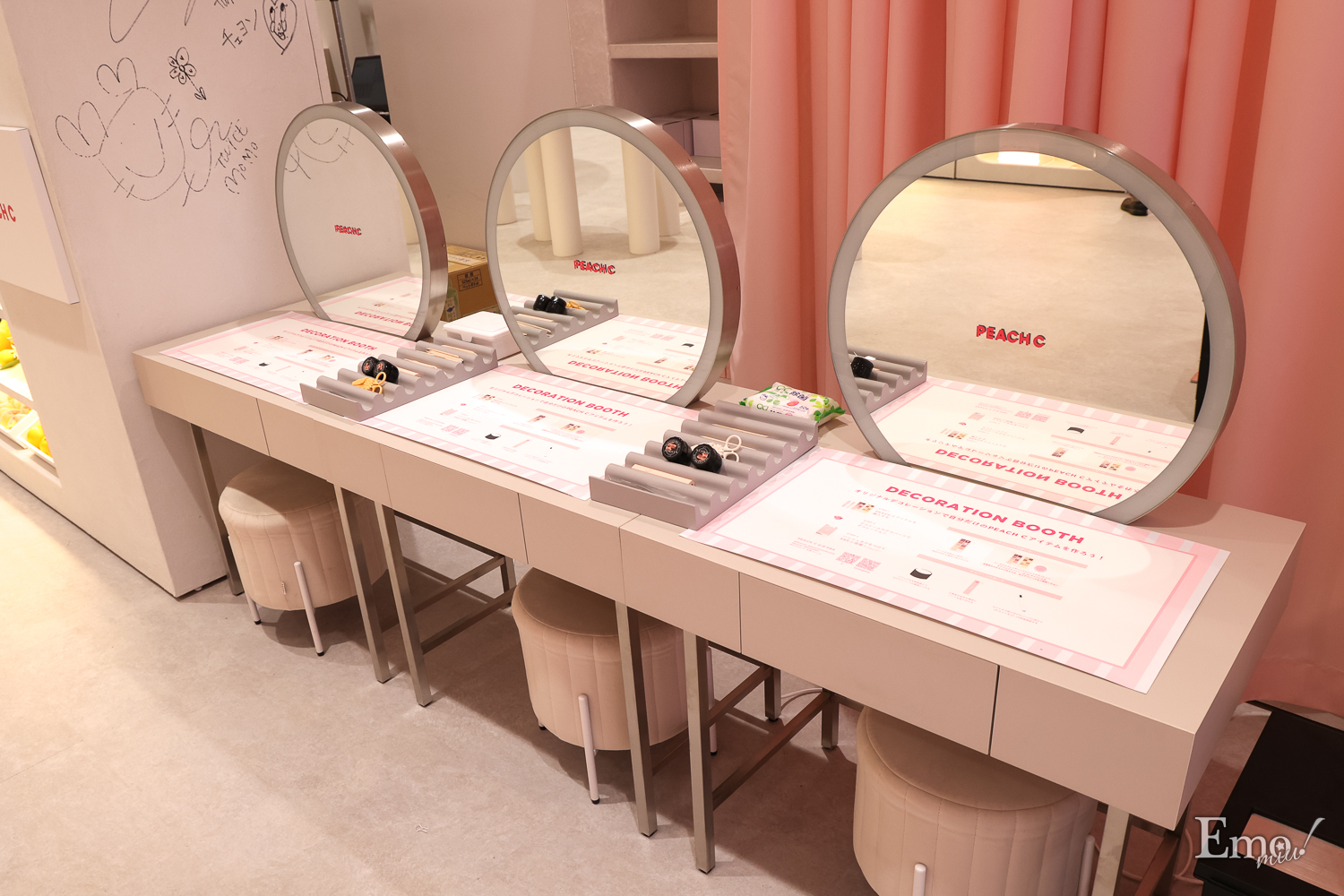 ＜Emoレビュー＞「PEACH C PARLOR (ピーチシー パーラー)」期間限定オープン！日本限定リップの先行発売やデコ体験、Kep1er ...