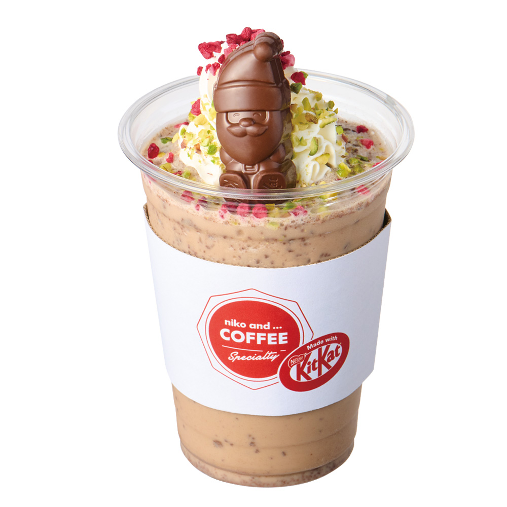 niko and … COFFEEとキットカットが初コラボ♪ 毎年完売する“サンタ型キットカット”が今年のホリデイを彩るユニークなドリンクと ...