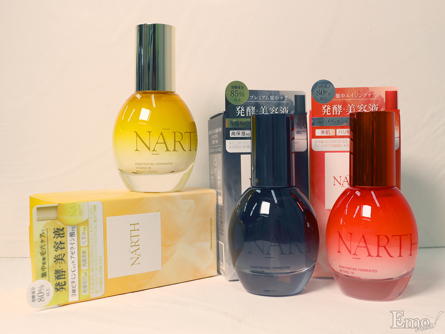 ＜Emoコスメレビュー＞効果や成分で選ぶ3種の発酵美容液“NARTHシリーズ”累計100万個突破！発酵サイエンス美容『発酵エッセンスセラム』の ...