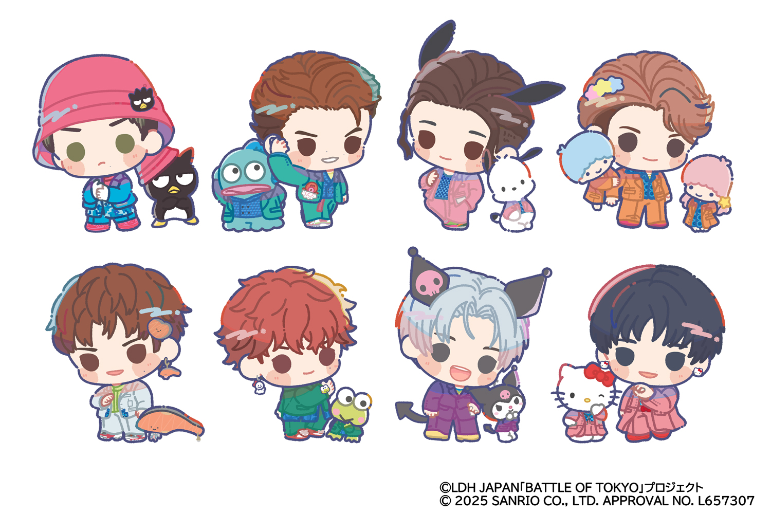 Astro9 ≠ FANTASTICSとサンリオキャラクターズのコラボデザインが解禁 | Emo!miu｜エモミュー