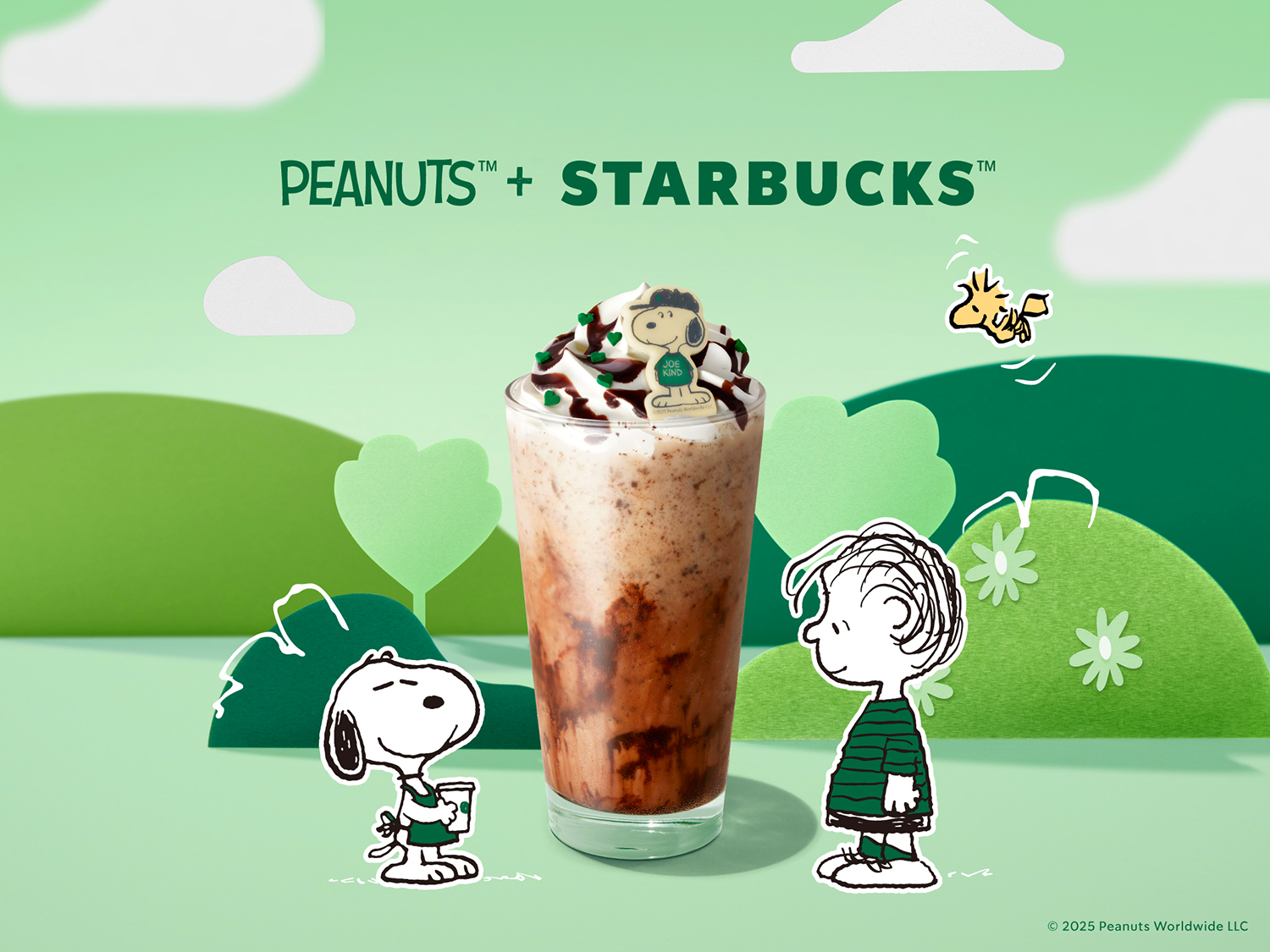 スターバックスとPEANUTS™がコラボ！オーツミルクとチョコチップベースのフラペチーノにオリジナルグッズも販売 | Emo!miu｜エモミュー