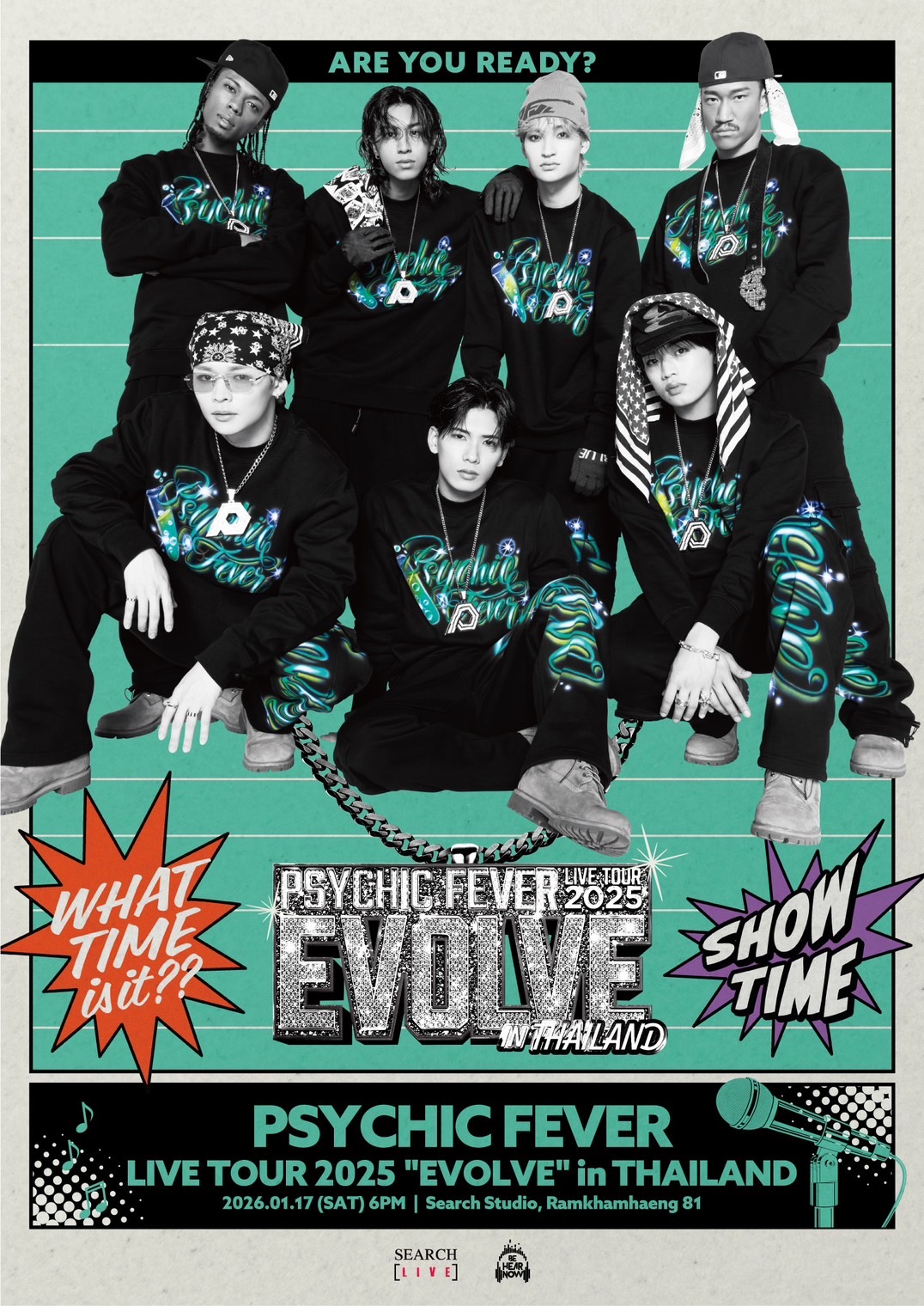 PSYCHIC FEVER、今年6月に日本で開催されたライブツアーがタイで2026年1月開催決定!! | Emo!miu｜エモミュー